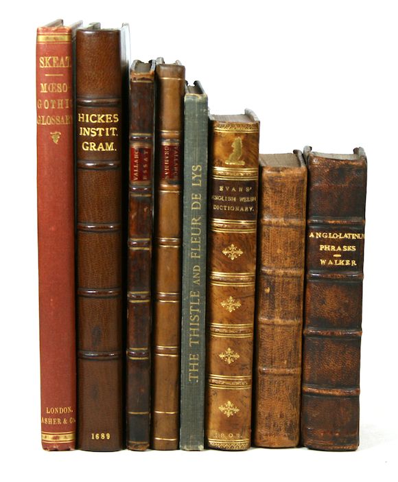 Bonhams : BRITISH ISLES. 1. EVANS, THOMAS. An English-Welsh Dictionary ...