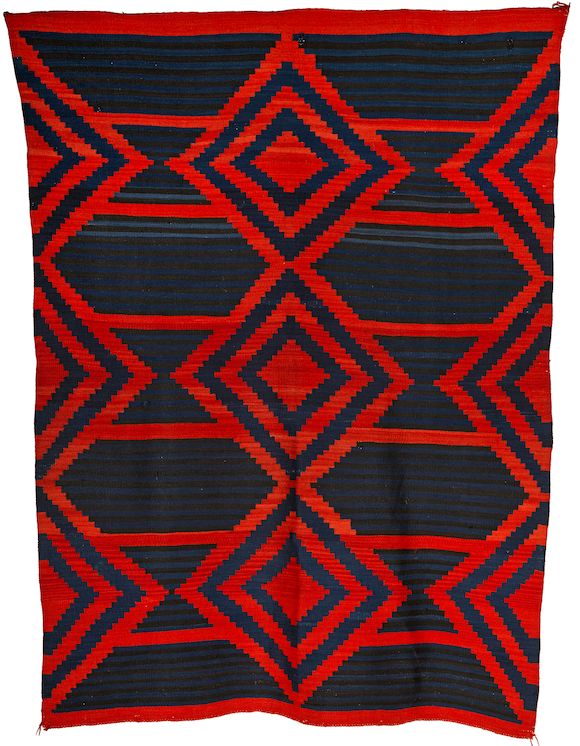 Bonhams : A Navajo late classic Moki serape