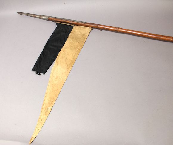 Bonhams : An eastern cavalry lance with pennant -Select US Arms Type-