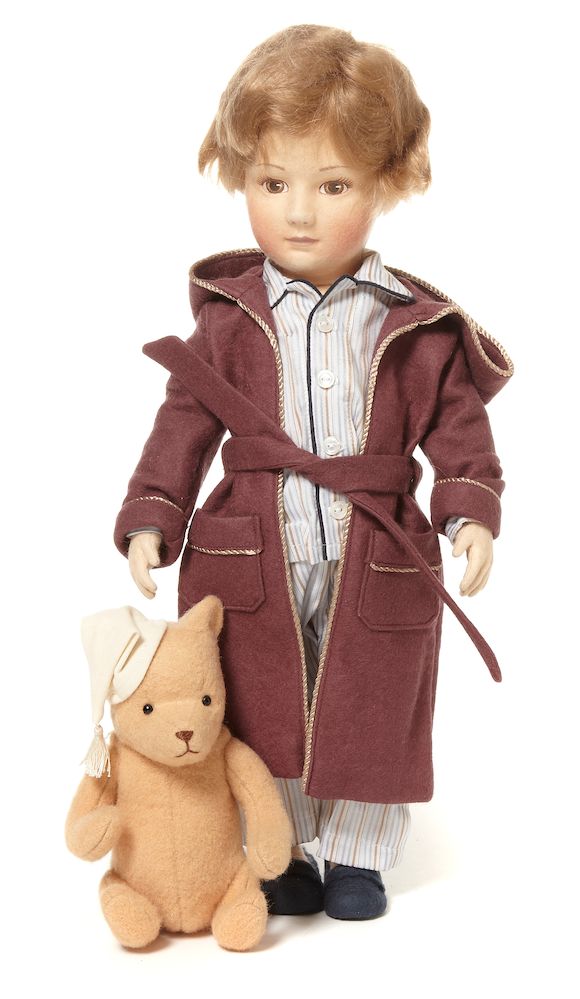 Bonhams : An R. John Wright doll of Christopher Robin and Winnie the ...