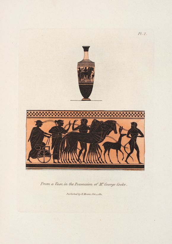 Bonhams : MOSES, HENRY. 1782-1870. A Collection of Antique Vases ...