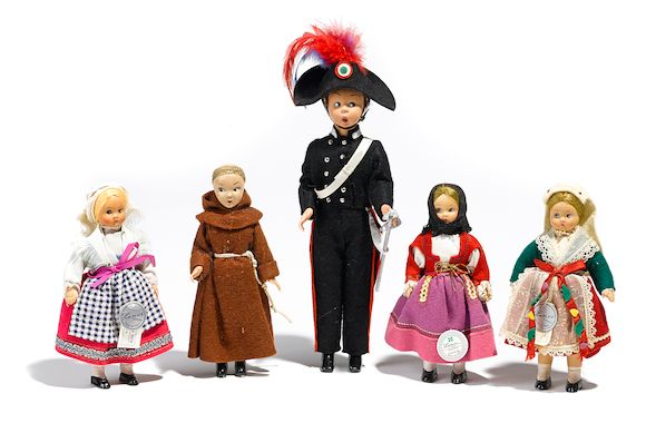 Bonhams : A collection of four Lenci plastic dolls 5