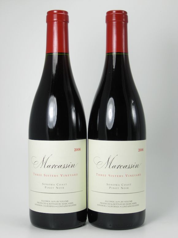 Bonhams : Marcassin Pinot Noir, Three Sisters 2006 (2)