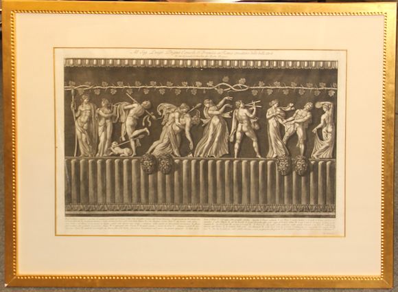 Bonhams : An Italian print of a classical frieze after Giovanni ...