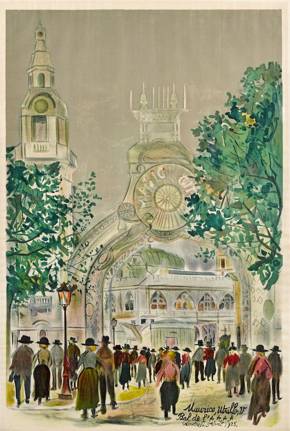 Bonhams : Maurice Utrillo (French, 1883-1955); Pour le Bal de l' A.A.A.A.;