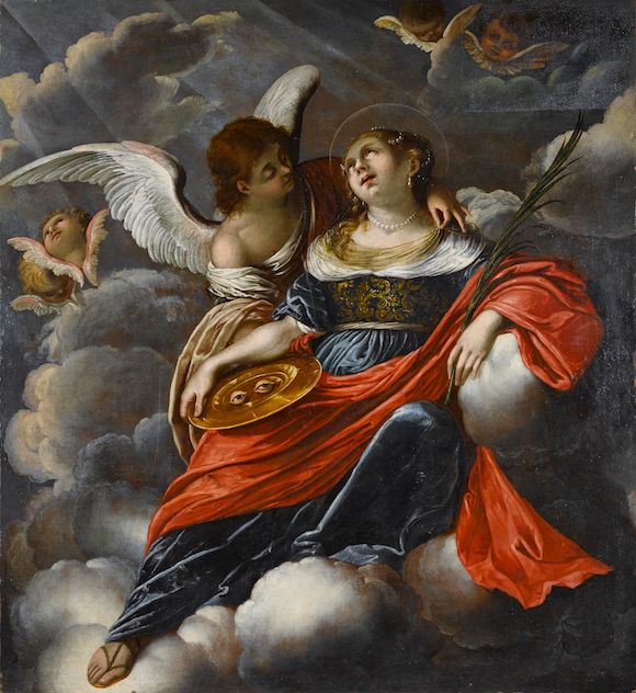 Bonhams : Circle of Ferrau Fenzoni (Faenza 1562-1645 Rome) Santa Lucia ...