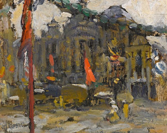 Bonhams : Joseph Raphael (American, 1869-1950) Brussels celebration of ...