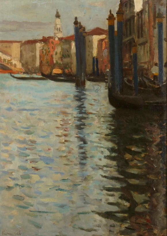 Bonhams : Eugene Lawrence Vail (French, 1857-1934) Venetian scene 18 x ...