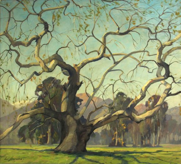 Bonhams : Carl Hoerman (American, 1885-1955) California sycamore 28 x 31in