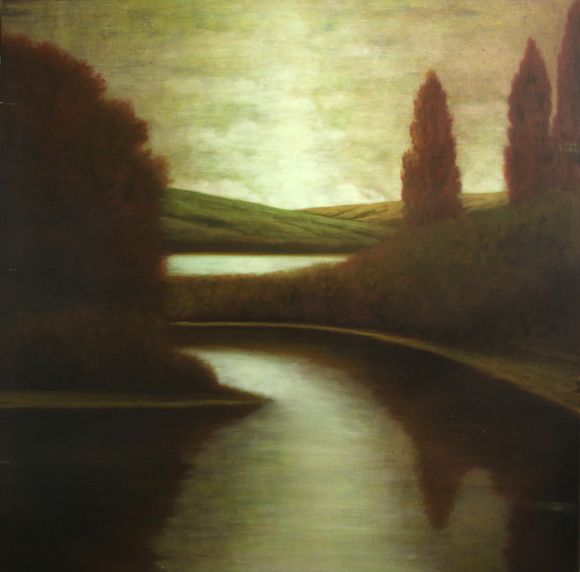 Bonhams : Wade Hoefer (American, born 1951) Fluvial, 1999 48 x 48in