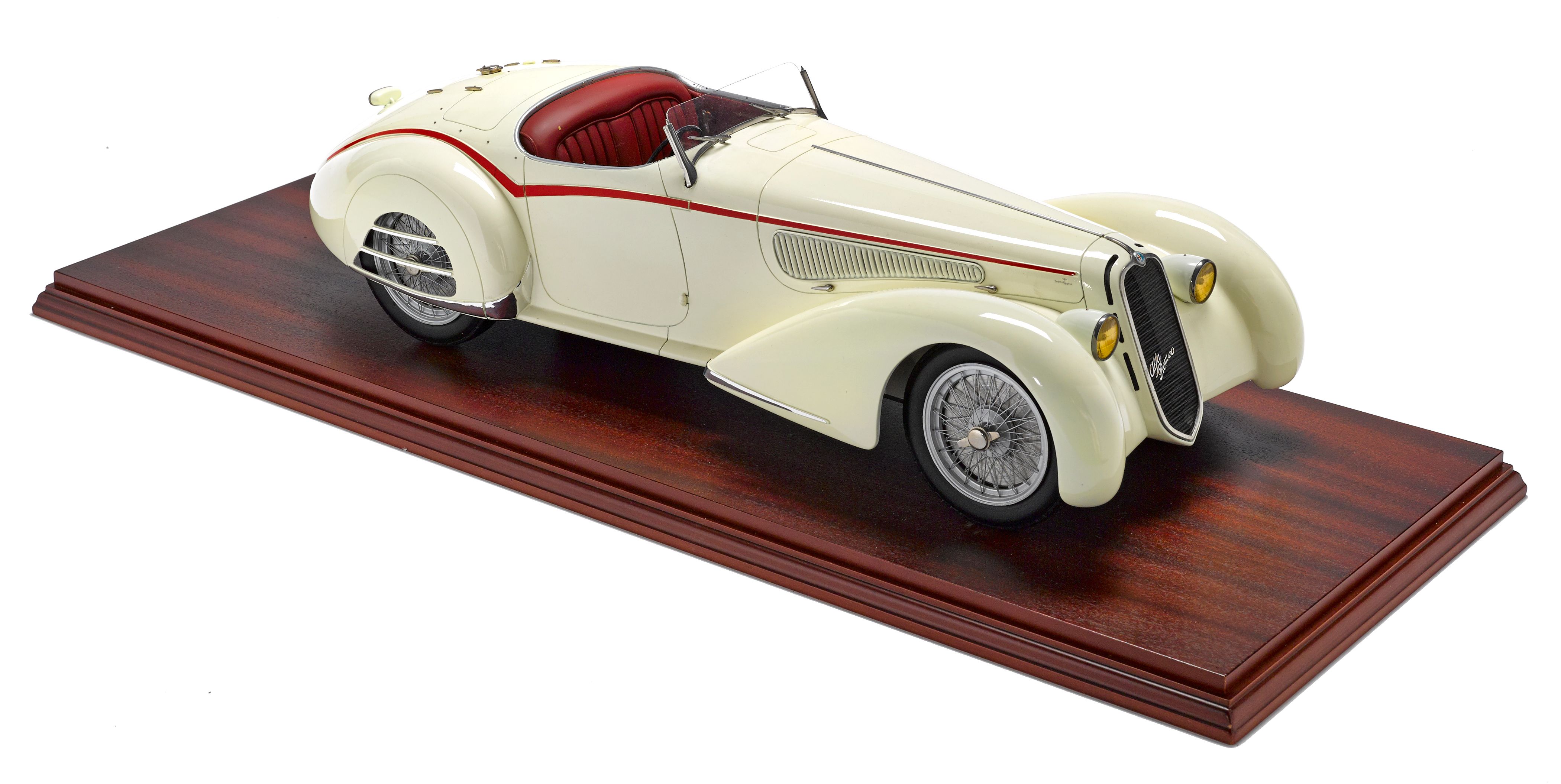 Bonhams Cars : A 1:8 scale model of a 1938 Alfa Romeo 2900-B by Carl ...