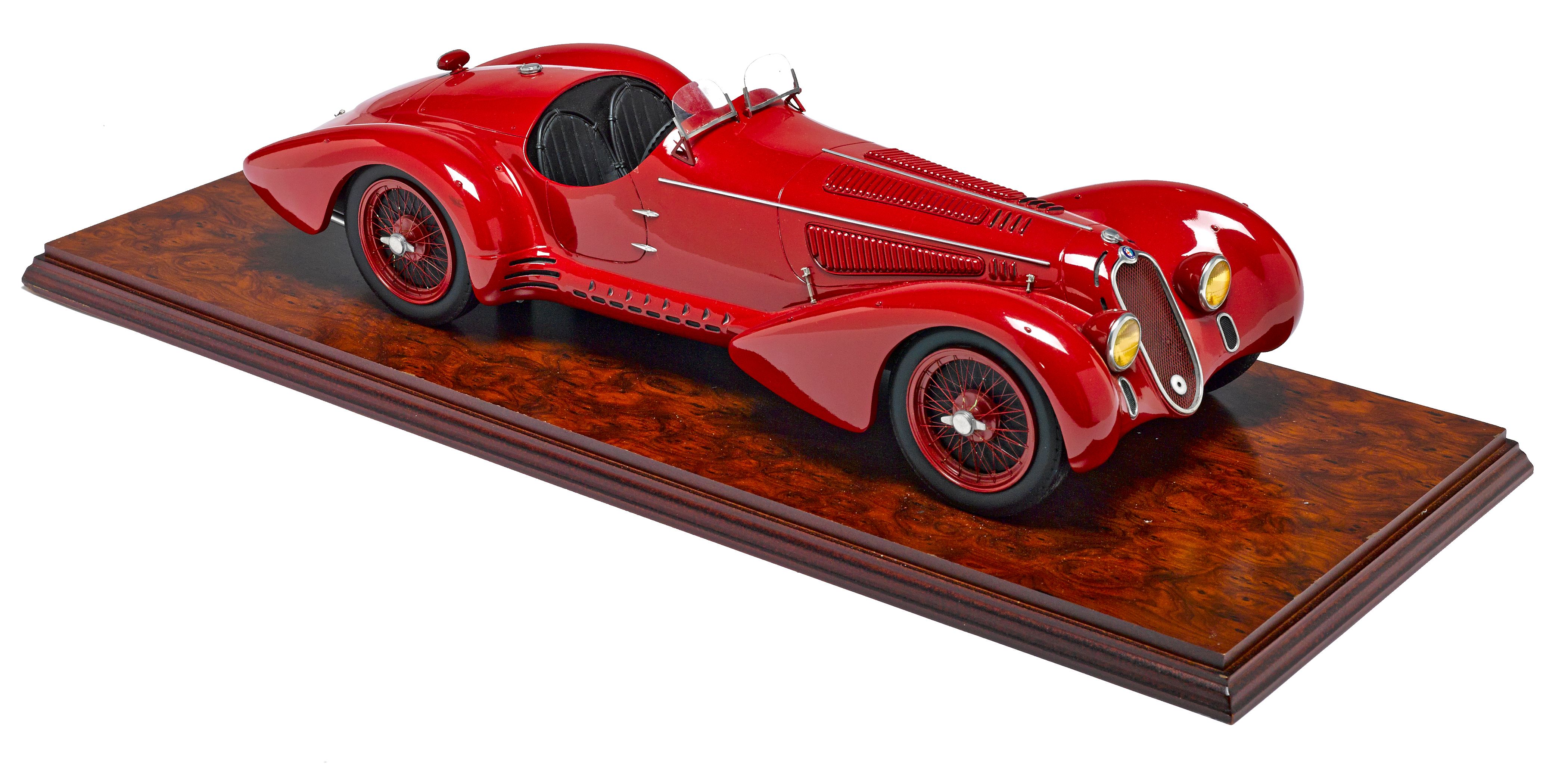 Bonhams Cars : A 1:8 scale model of a 1938 Alfa Romeo 8C2900-B Mille ...