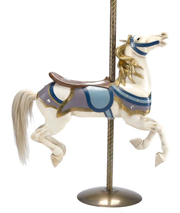 Bonhams : A carousel horse and stand attributed to Marcus Illions, New ...
