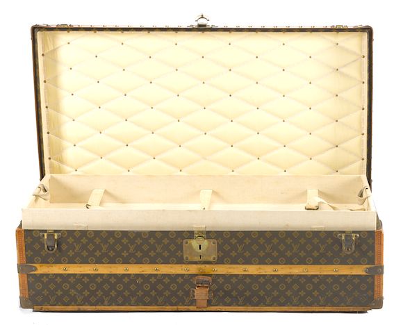 Bonhams : A Louis Vuitton monogram canvas steamer trunk retailed by ...