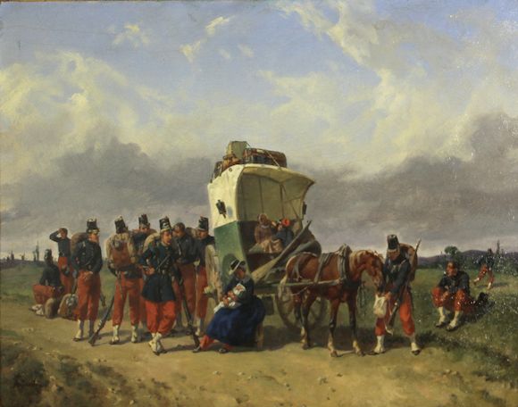 Bonhams : Adolphe Gandon (Swiss, 1828-1889) The pause of the family ...