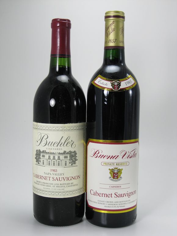 Bonhams : Buehler Cabernet Sauvignon 1983 (4) Buehler Cabernet ...