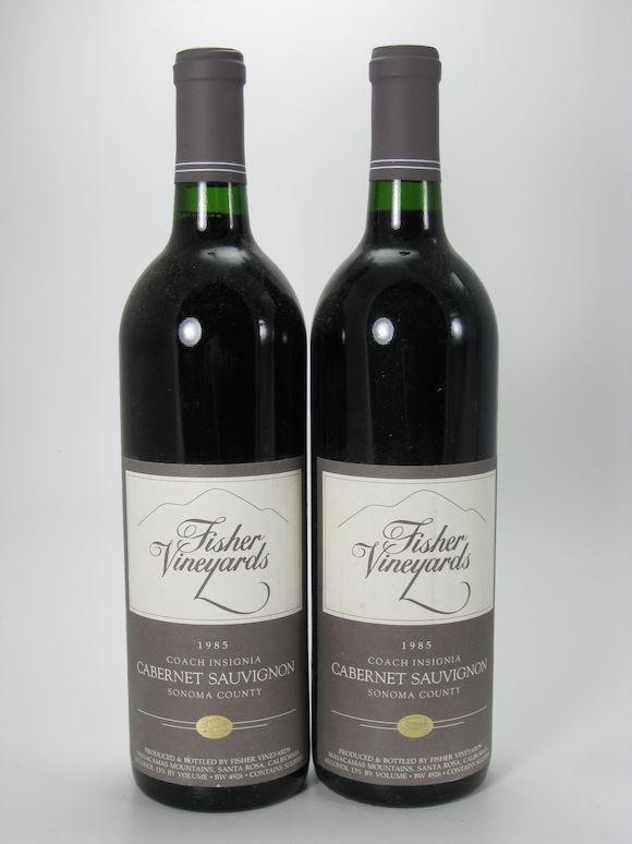 Bonhams : Fisher Vineyards Cabernet Sauvignon, Coach Insignia 1985 (12)