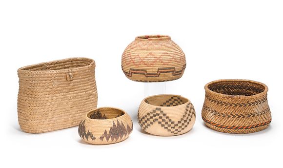 Bonhams : Five Western baskets