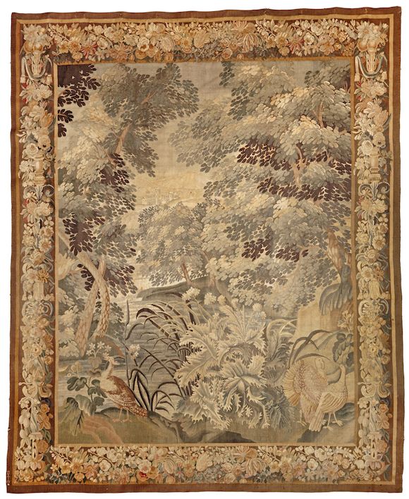 Bonhams : A Brussels late Renaissance verdure tapestry Willem de ...