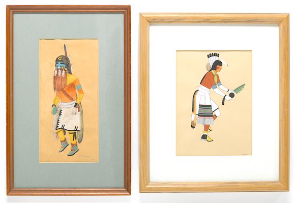 Bonhams : Two Hopi paintings