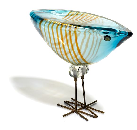 Bonhams : An Alessandro Pianon for Vetreria Vistosi glass and patinated ...