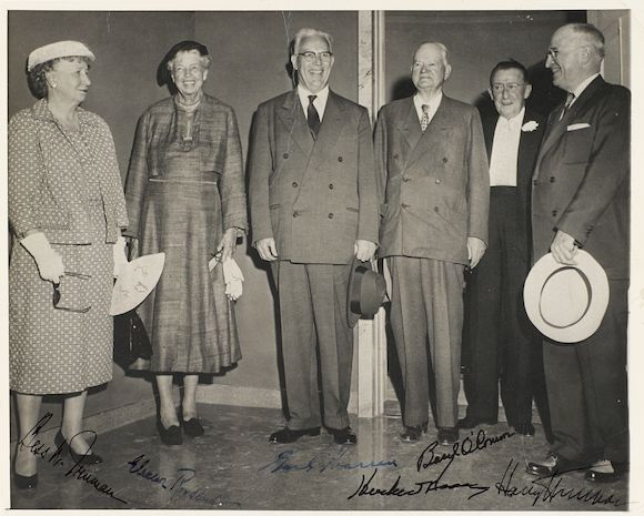 Bonhams : TRUMAN, HARRY, et al. Photograph Signed ("Harry Truman ...