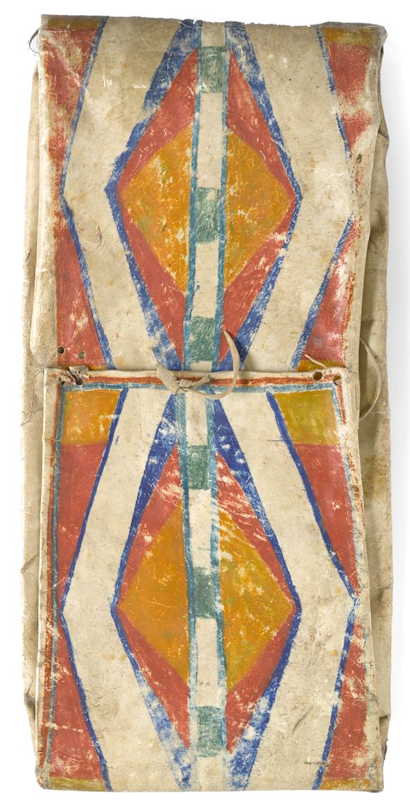 Bonhams : A Crow parfleche envelope