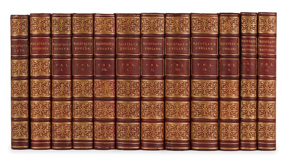 Bonhams : Writings of Lord Macauley, 12 volumes, published by Longman ...