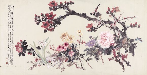 Bonhams : Zhao Shao'ang (1905-1998), Zhang Shaoshi (1914-1991), Zhou ...