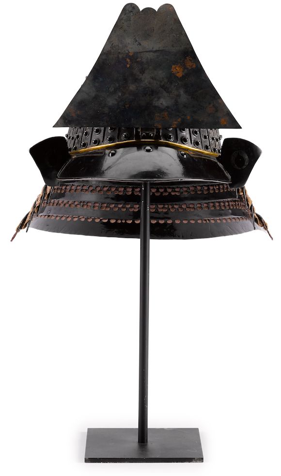 Bonhams : A zaboshi kabuto with a Fuji-san maedate By Fujiwara ...