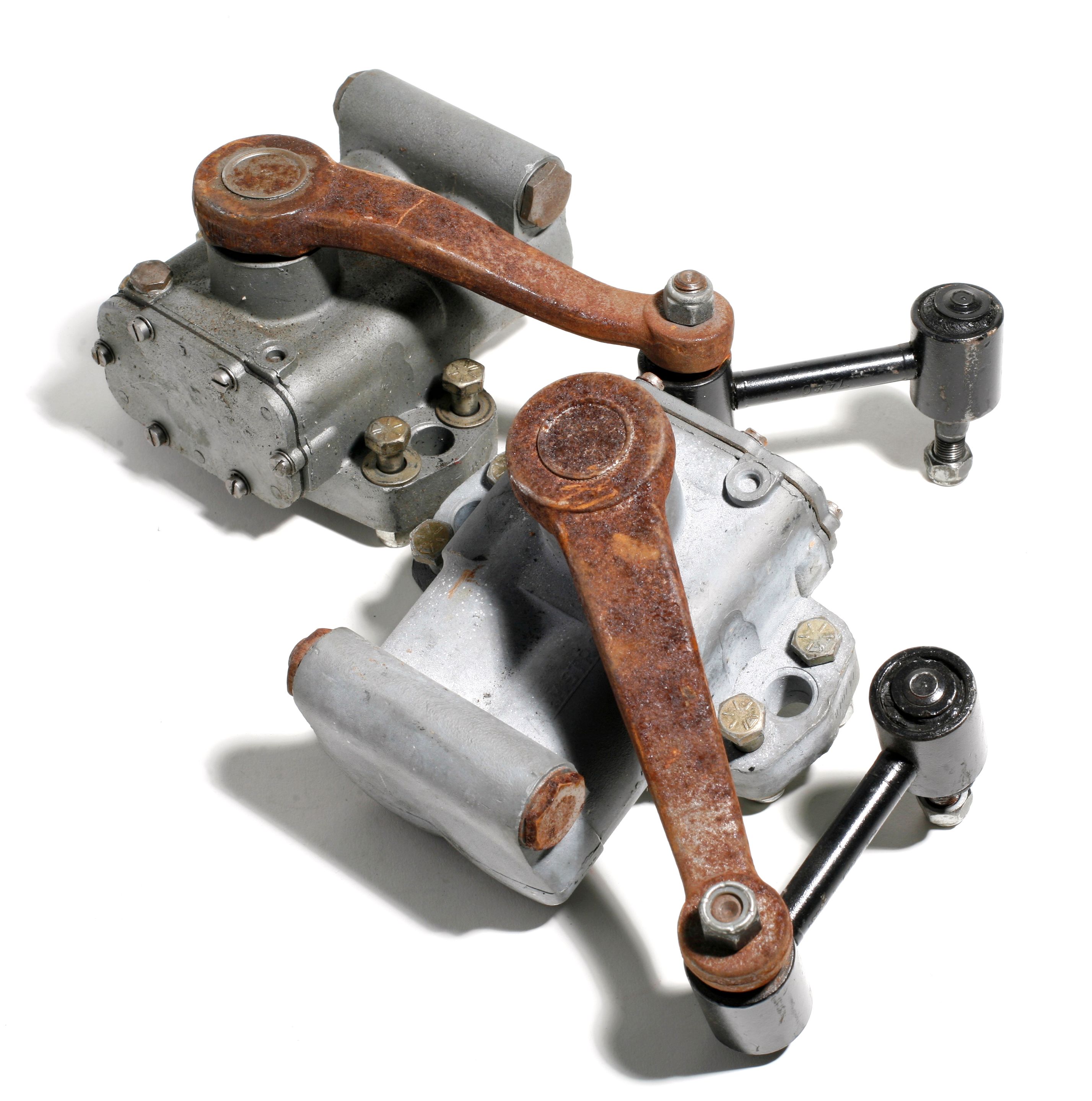 Bonhams Cars : Two lever arm shock absorbers for an Aston Martin DB4.