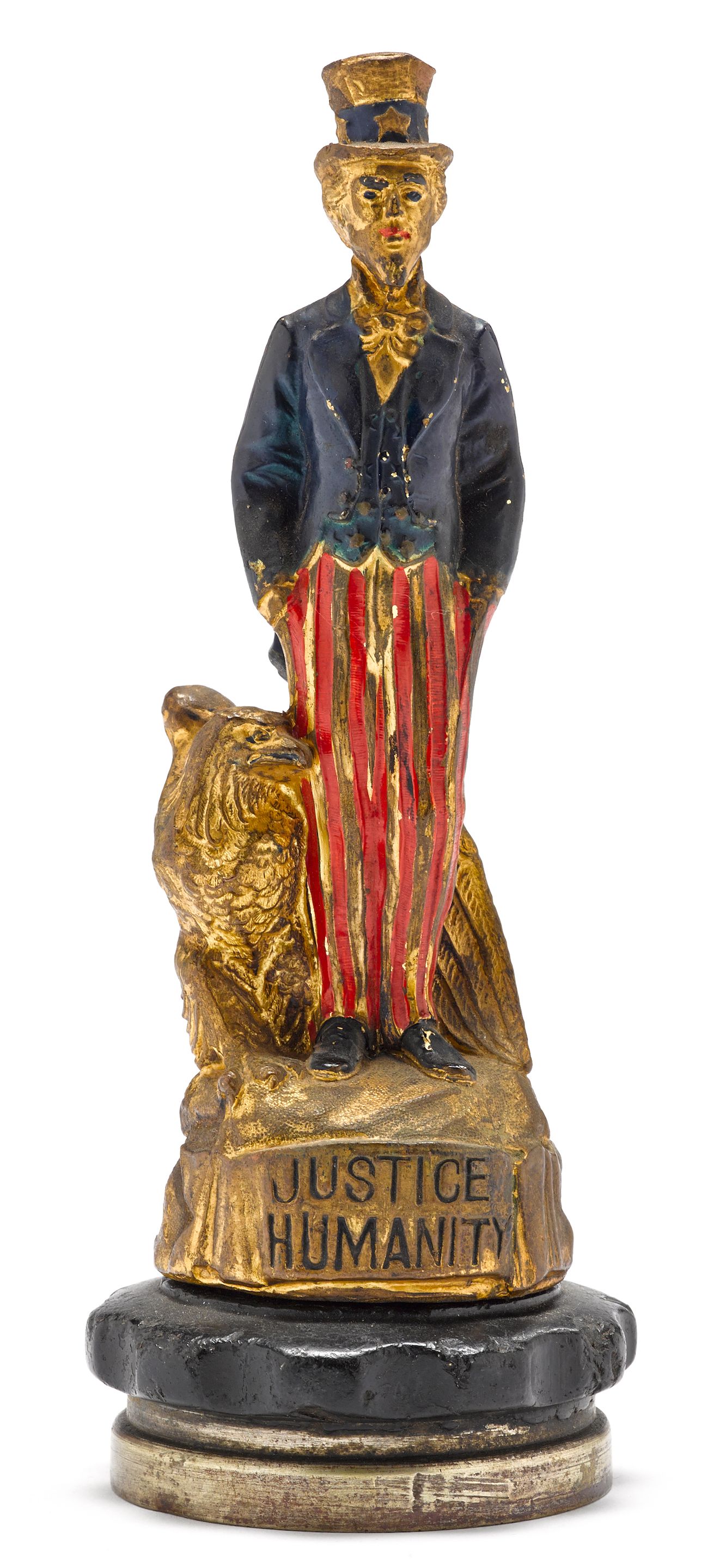 Bonhams Cars : An 'Uncle Sam' Justice Humanity mascot by L.V. Aronson ...
