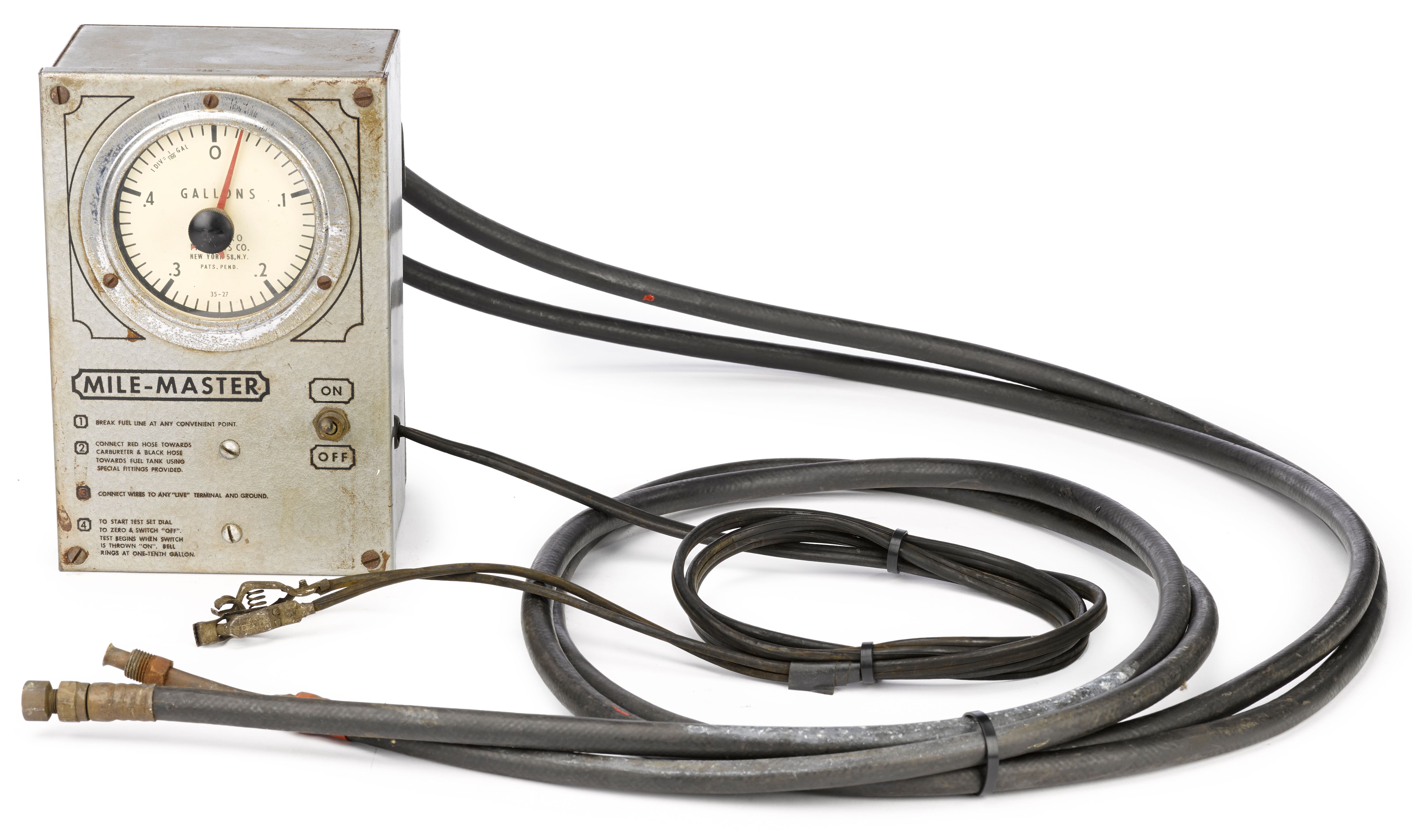 Bonhams Cars : A Mile Master testing unit,