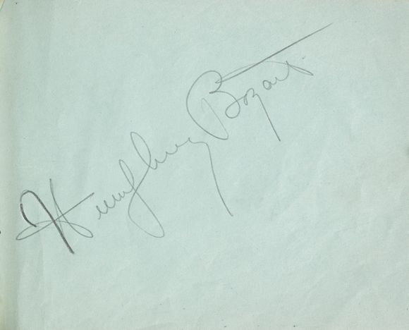 Bonhams : A celebrity signed autograph book