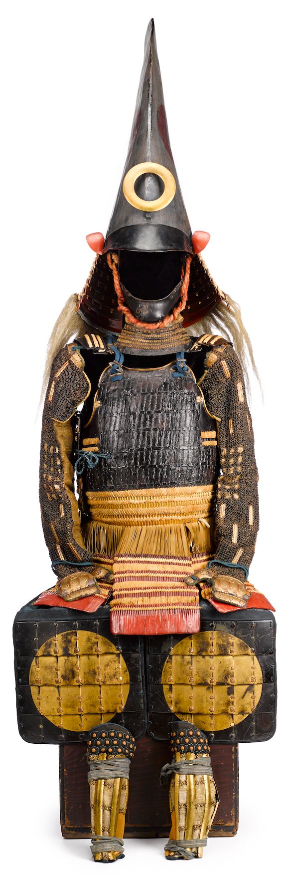 Bonhams : An unusual armor with a large kawari kabuto Momoyama period ...