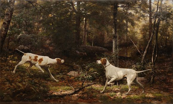 Bonhams : John Martin Tracy (American, 1843-1893) Haunt of the woodcock ...