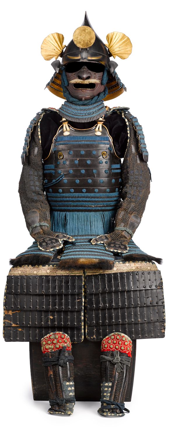 Bonhams : A blue-laced armor
