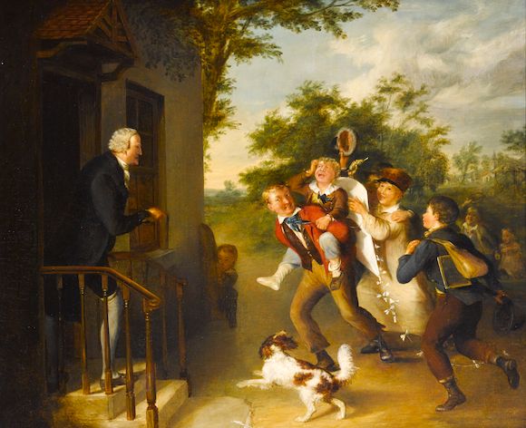 Bonhams : William Kidd (British, 1790-1863) The kite 20 x 24in