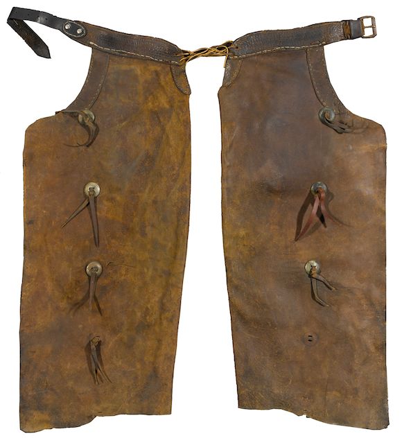 Bonhams : A pair of John Wayne chaps from Red River