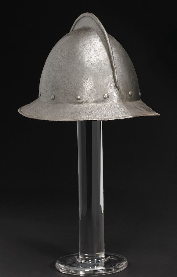Bonhams : An English pikeman's pot helmet