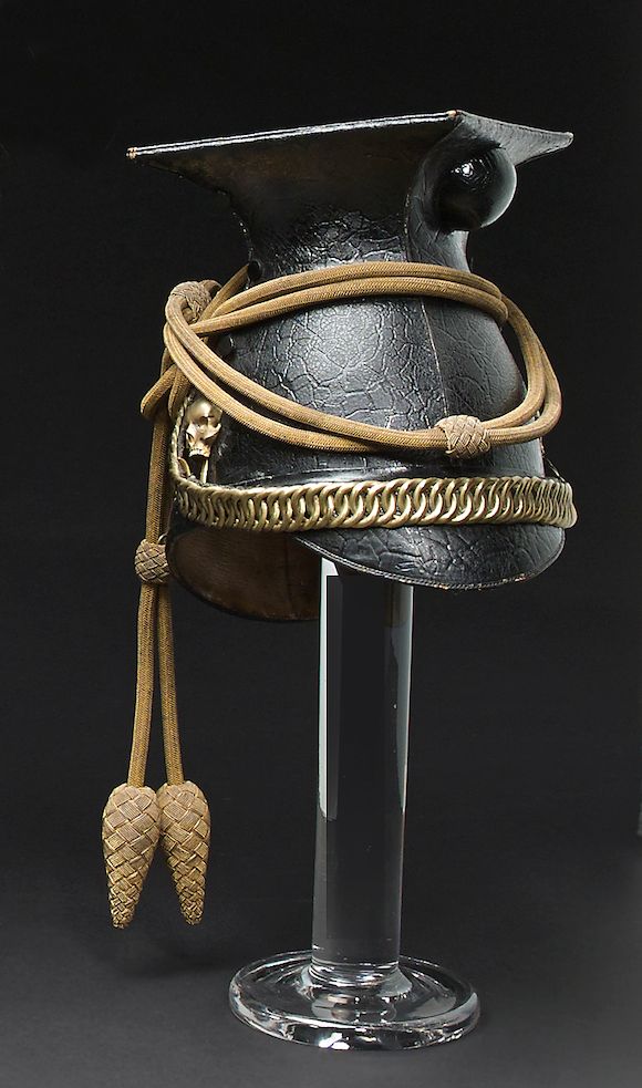 Bonhams : A scarce officer's campaign cap for the 17th Lancers