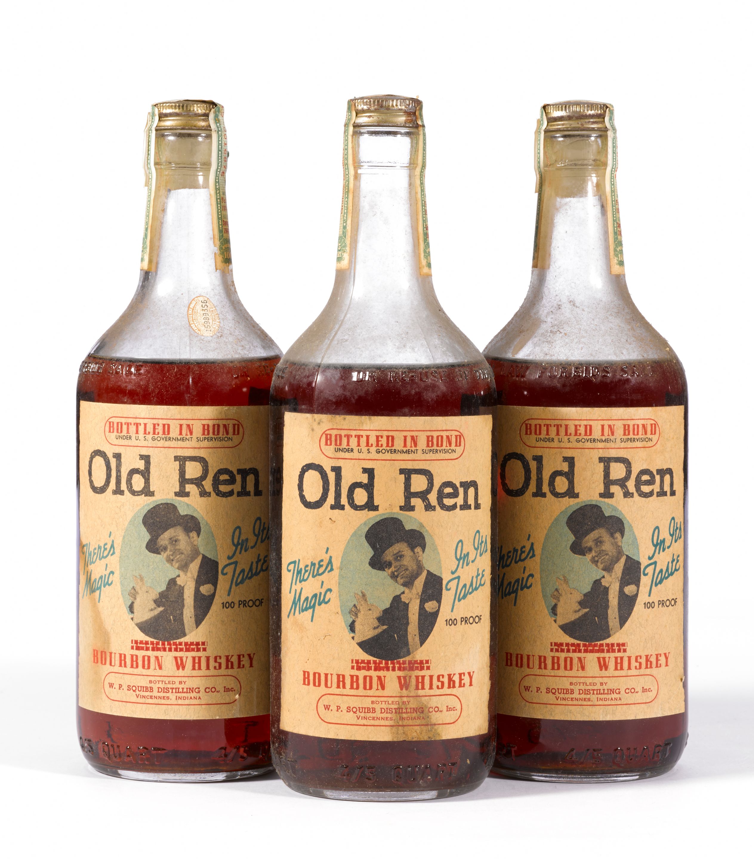 Old Ren Bourbon Whiskey Graham - auctions & price archive