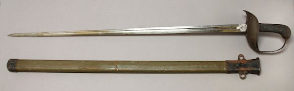 Bonhams : A U.S. Model 1913 'Patton' cavalry sword