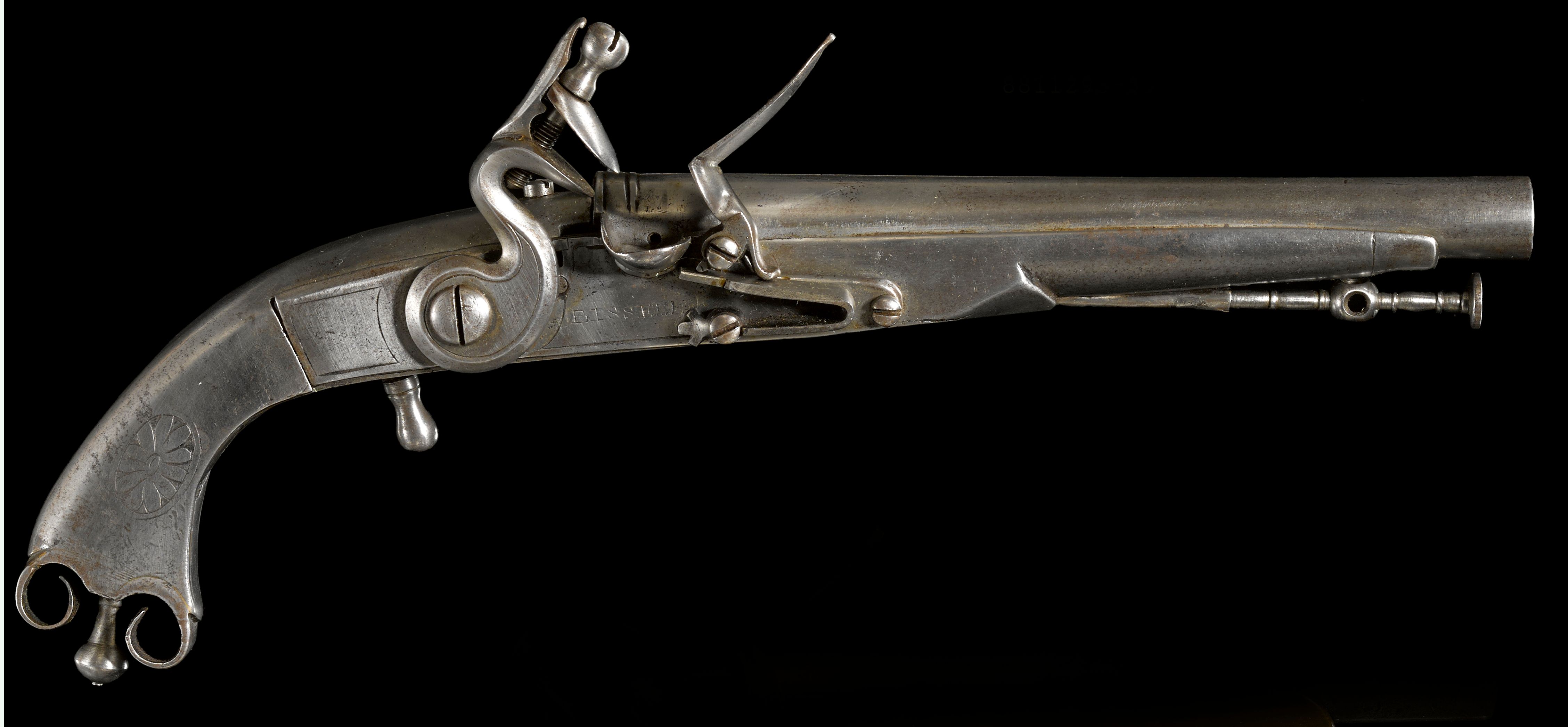 Bonhams : An all-steel flintlock pistol for the Royal Highland Regiment ...