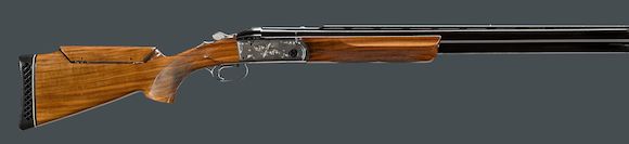 Bonhams : A cased 12 gauge Krieghoff K-80 Trap Combo boxlock shotgun