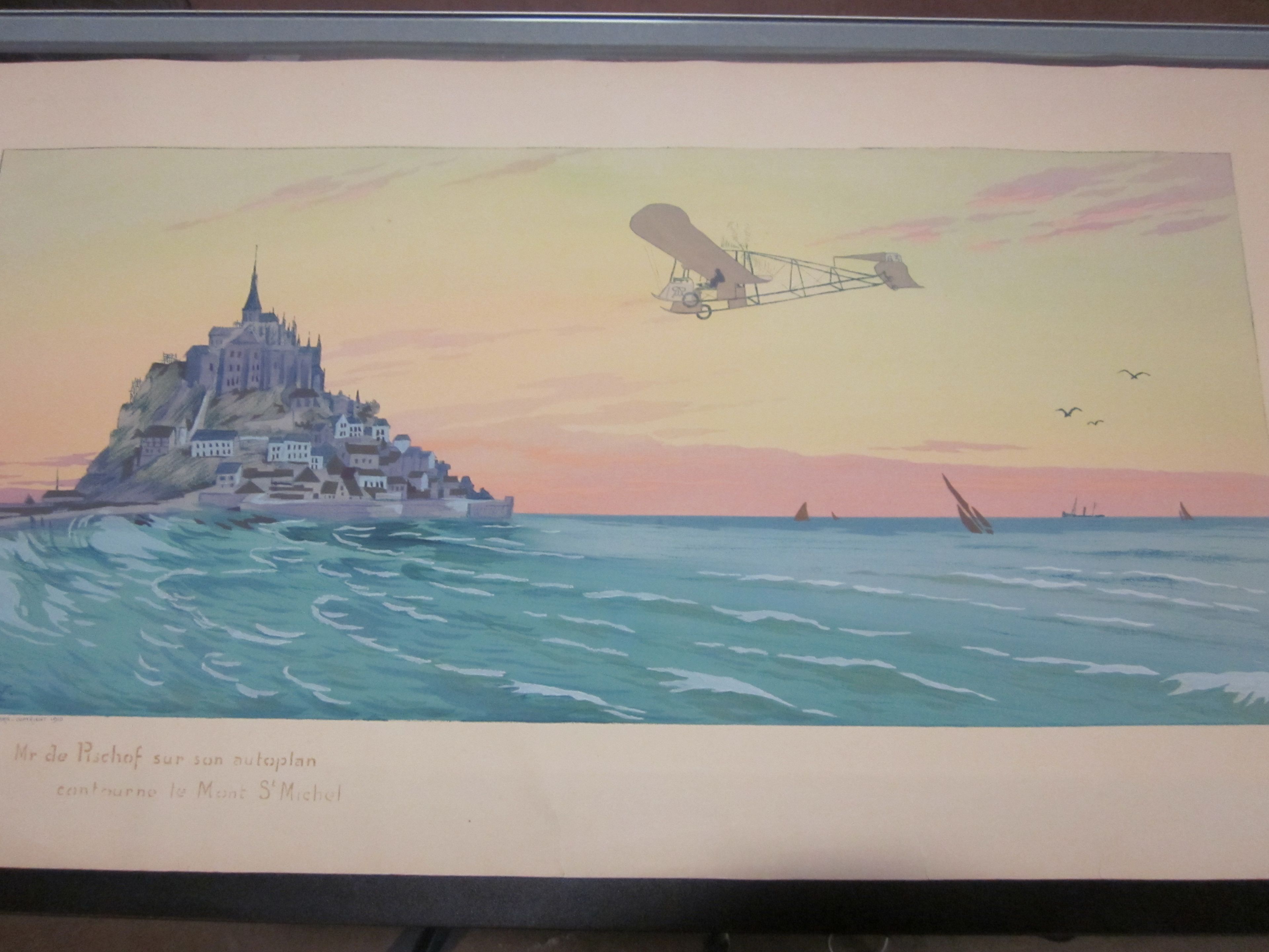 Bonhams Cars : "A Mr. de Pischof sur son altoplan" by Gamy, lithograph ...