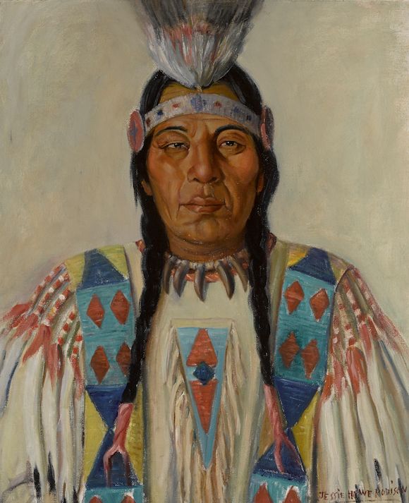 Bonhams : Jessie Howe Robison (American, 1894-1982) Standing Bear ...
