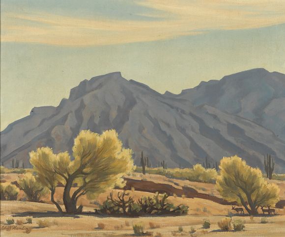 Bonhams : Edith Anne Hamlin (American, 1902-1992) Sand wash in spring ...