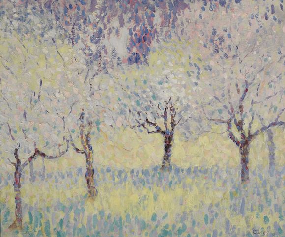 Bonhams : William Clapp (American, 1879-1954) Blossoms 15 x 18in