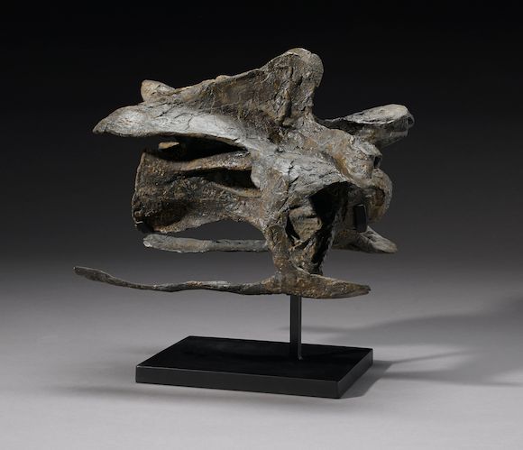 Bonhams : Sauropod Cervical Vertebra with Fused Ribs
